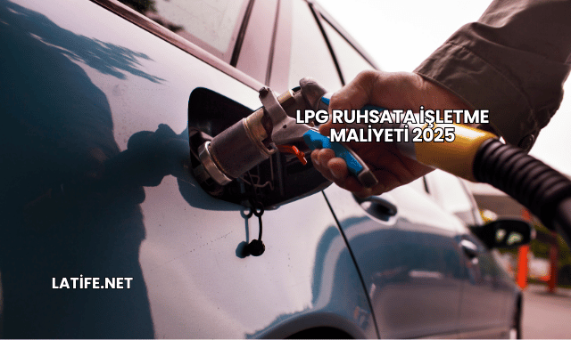 LPG Ruhsata İşletme Maliyeti 2025 - Latife